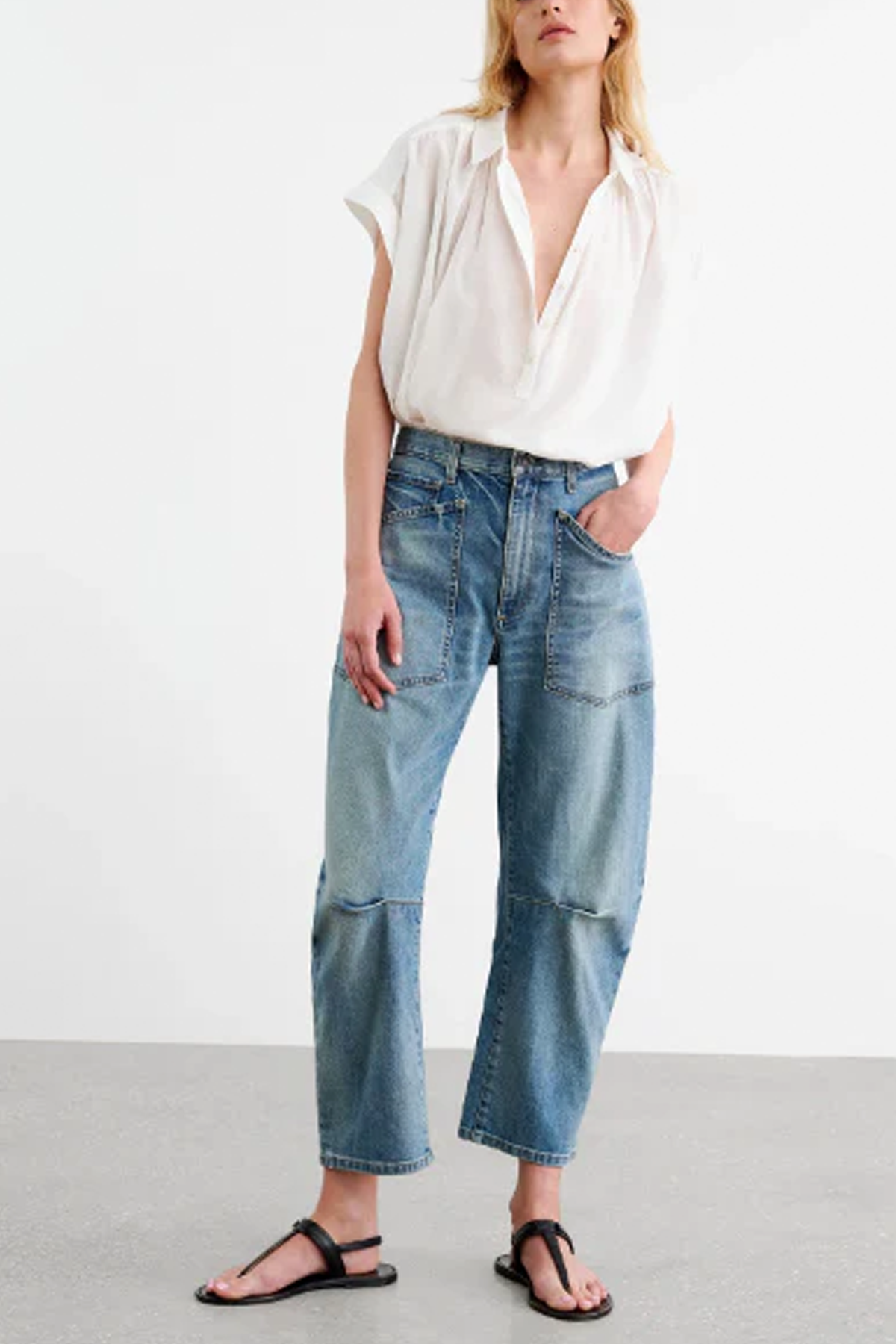 Nili Lotan Shon Jeans | Summer Wash | Canada | USA